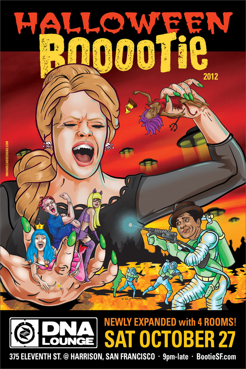 DNA Lounge: Bootie SF: Halloween Booootie!, 27 Oct 2012 (Sat)
