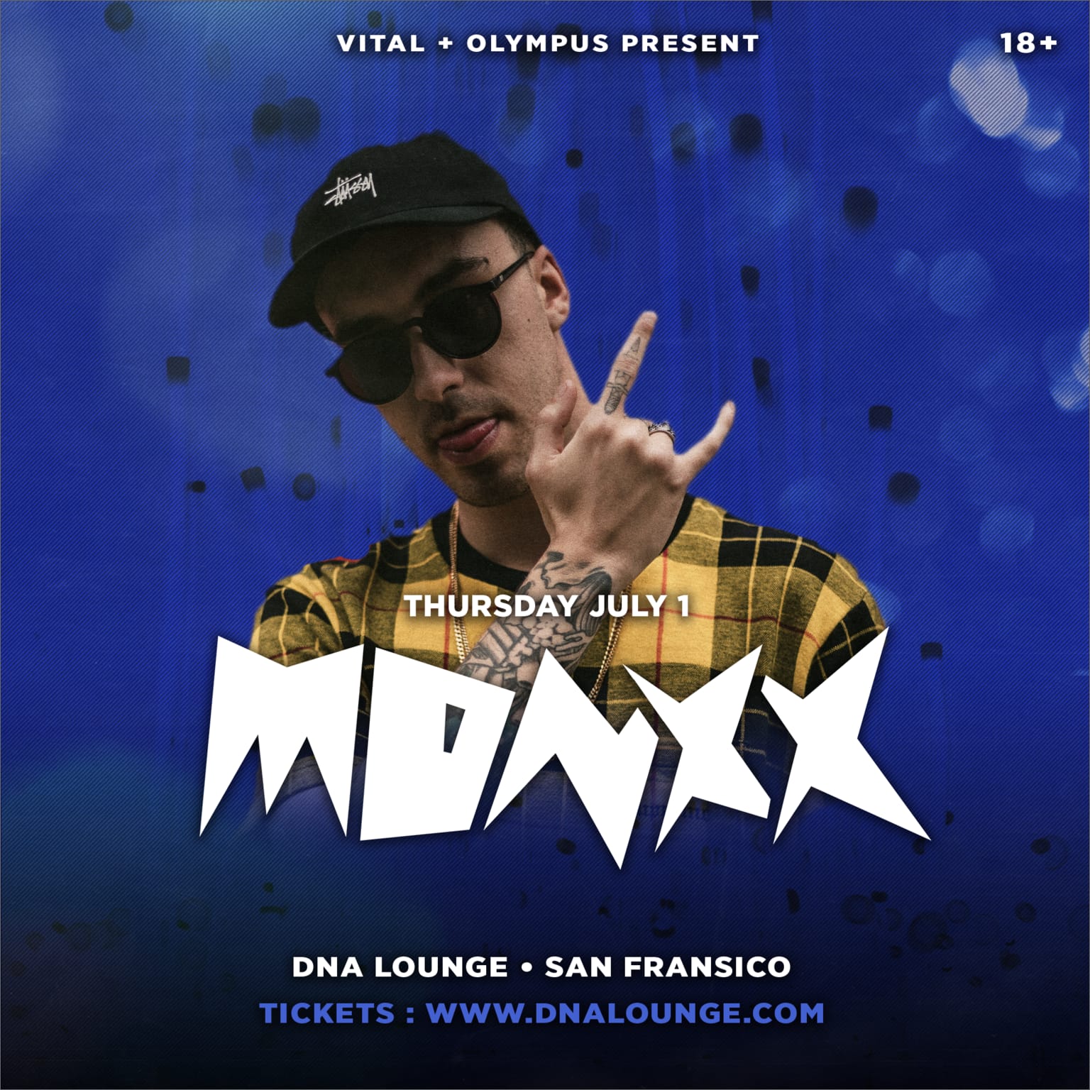 DNA Lounge: Monxx, 1 Jul 2021 (Thu)
