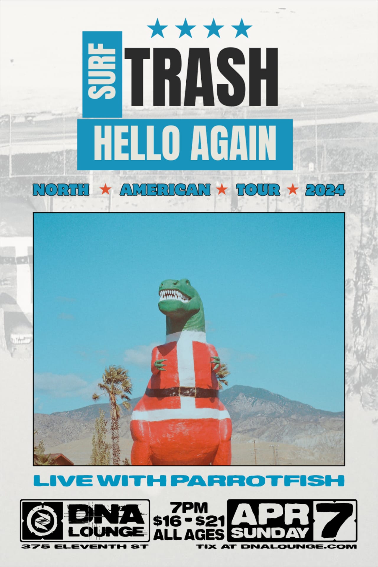 DNA Lounge: Surf Trash, 7 Apr 2024 (Sun)